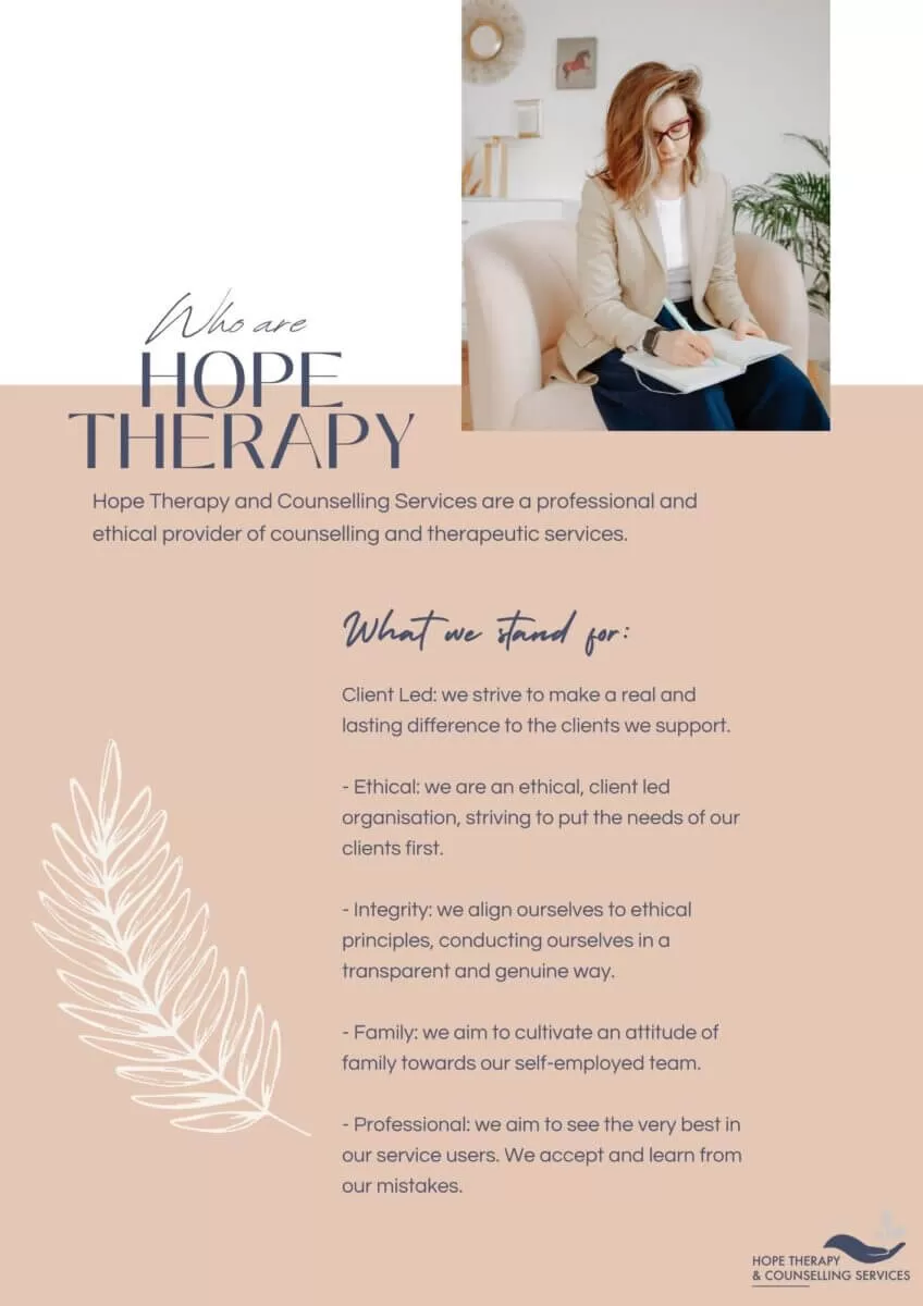 Join our Team - Hope Therapy and Counselling Services